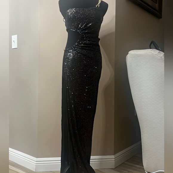 Hera Collection | Dresses | New Hera Colection Black Sequin Dress Size ...